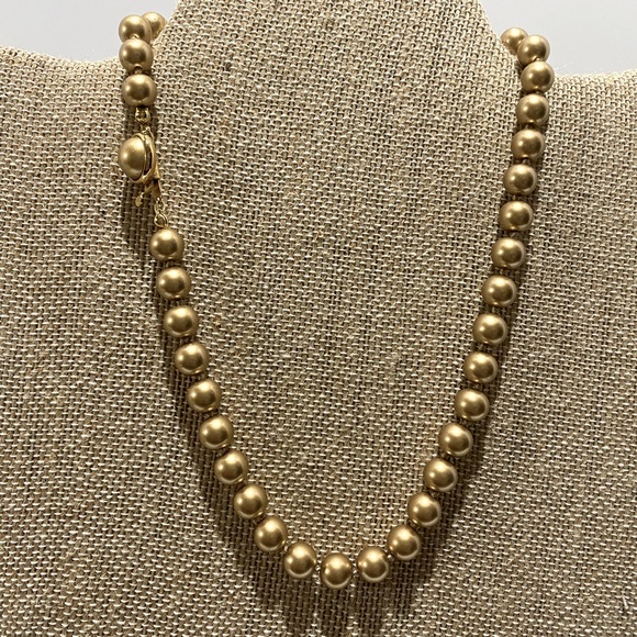 Carolee | Jewelry | Vintage Carolee 5 Bronze Golden Baroque Pearl ...